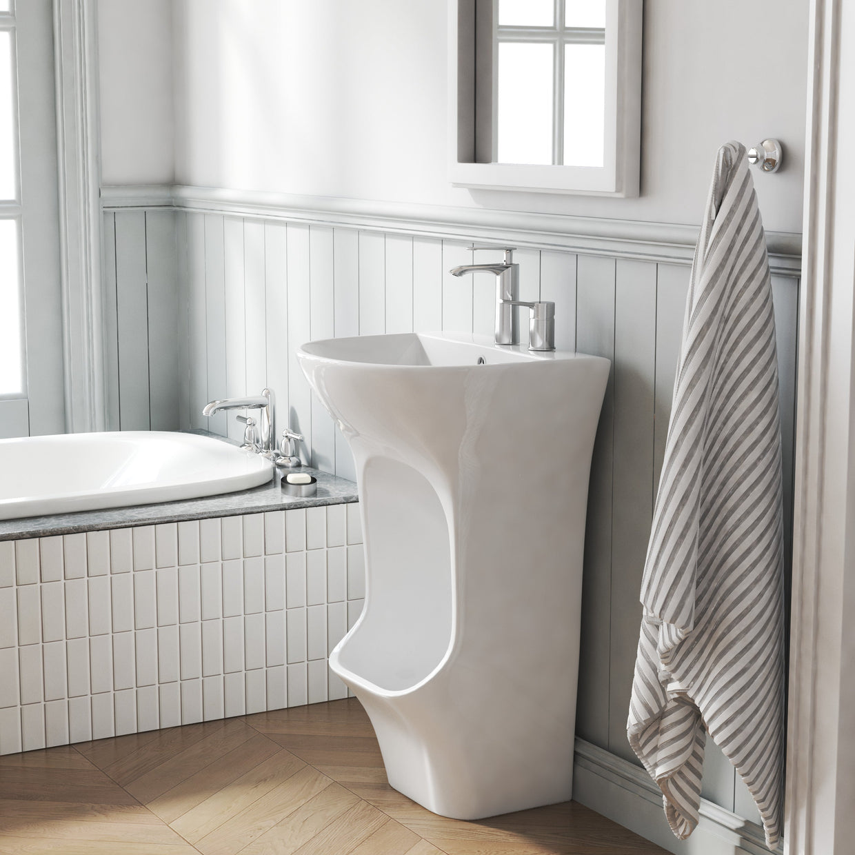 Sukoon Dual Level Wudu Basin – Regency Bathrooms