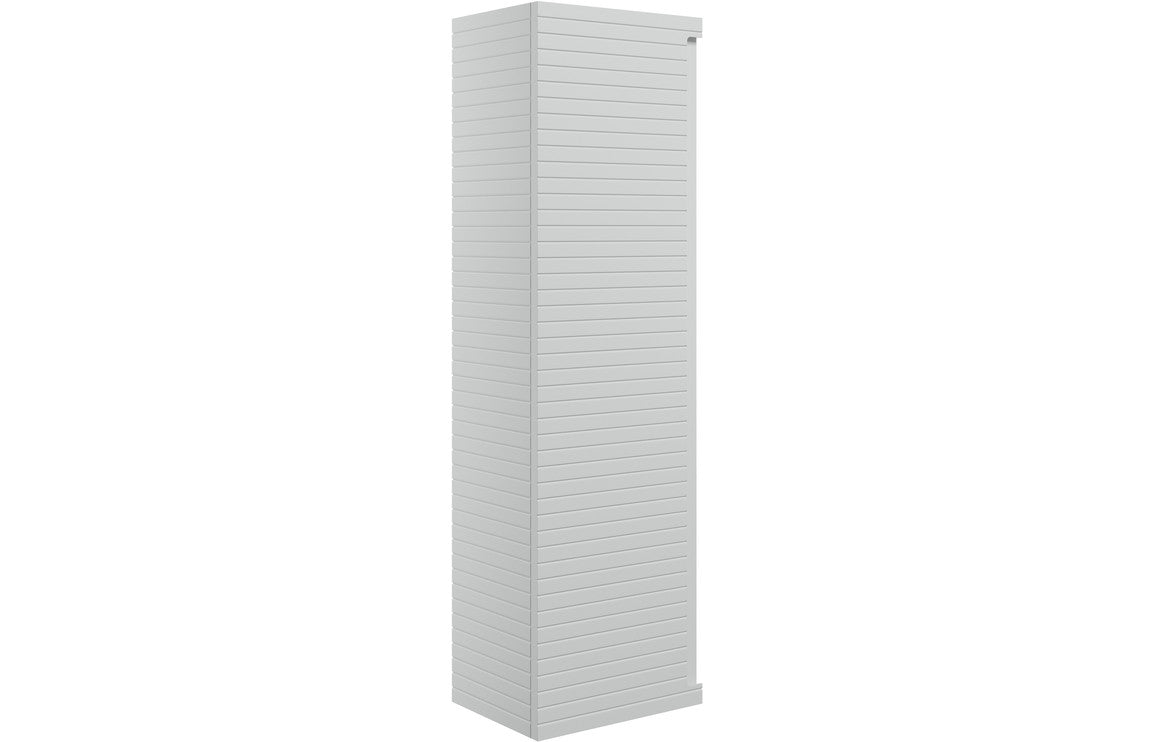 Belleza 350mm Wall Hung 1 Door Tall Unit - Matt Mineral Grey – Regency ...