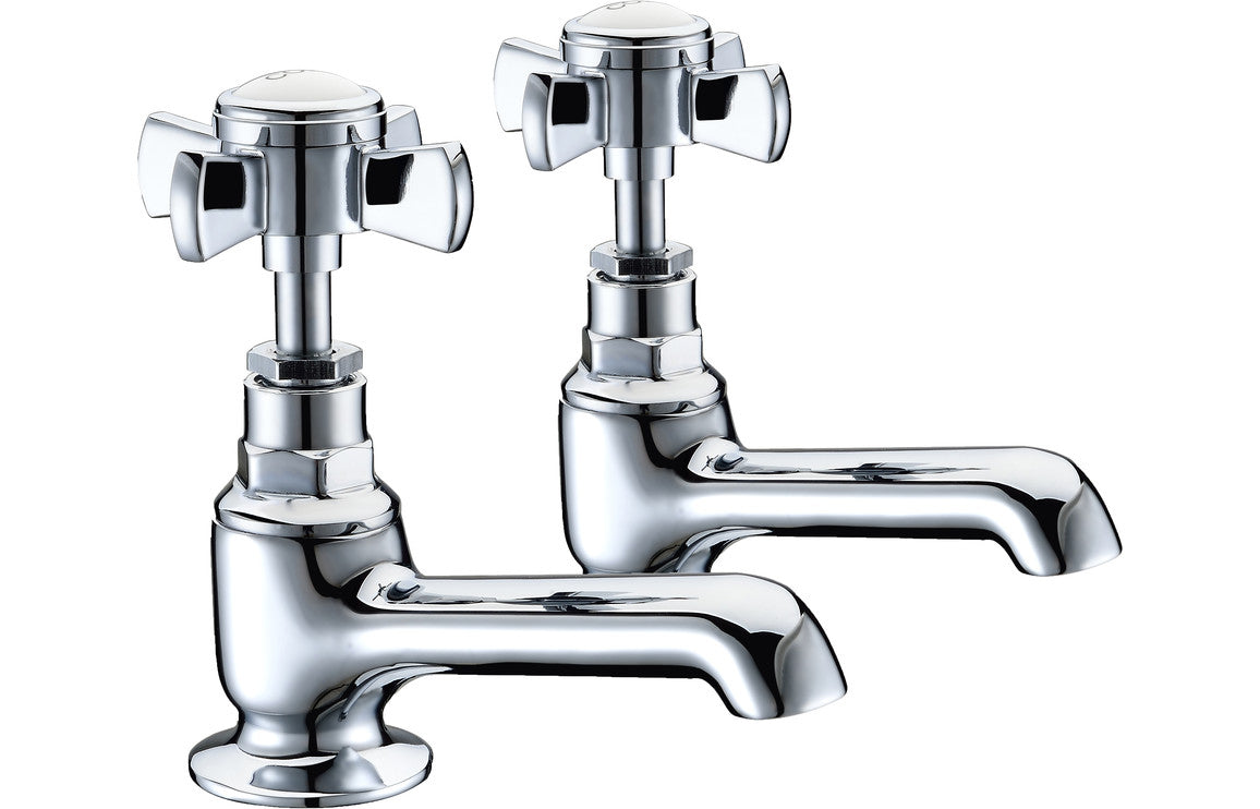 Ferrara Basin Taps - Chrome – Regency Bathrooms