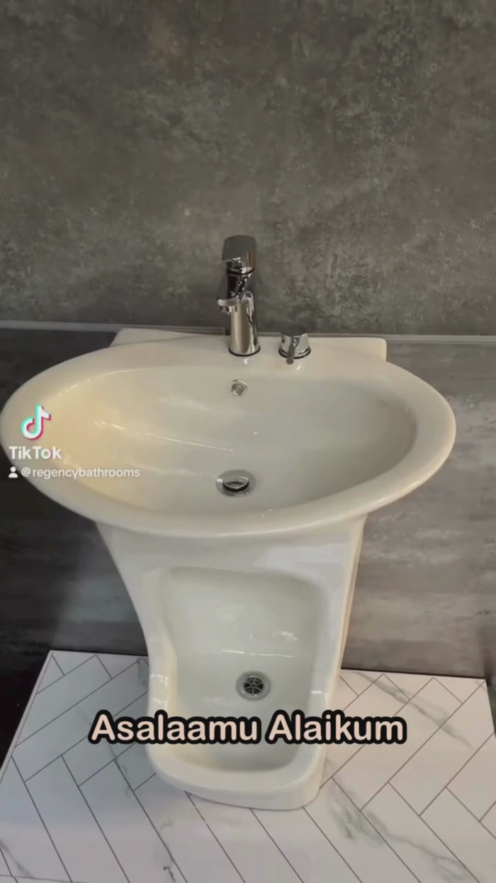 Sukoon Dual Level Wudu Basin – Regency Bathrooms